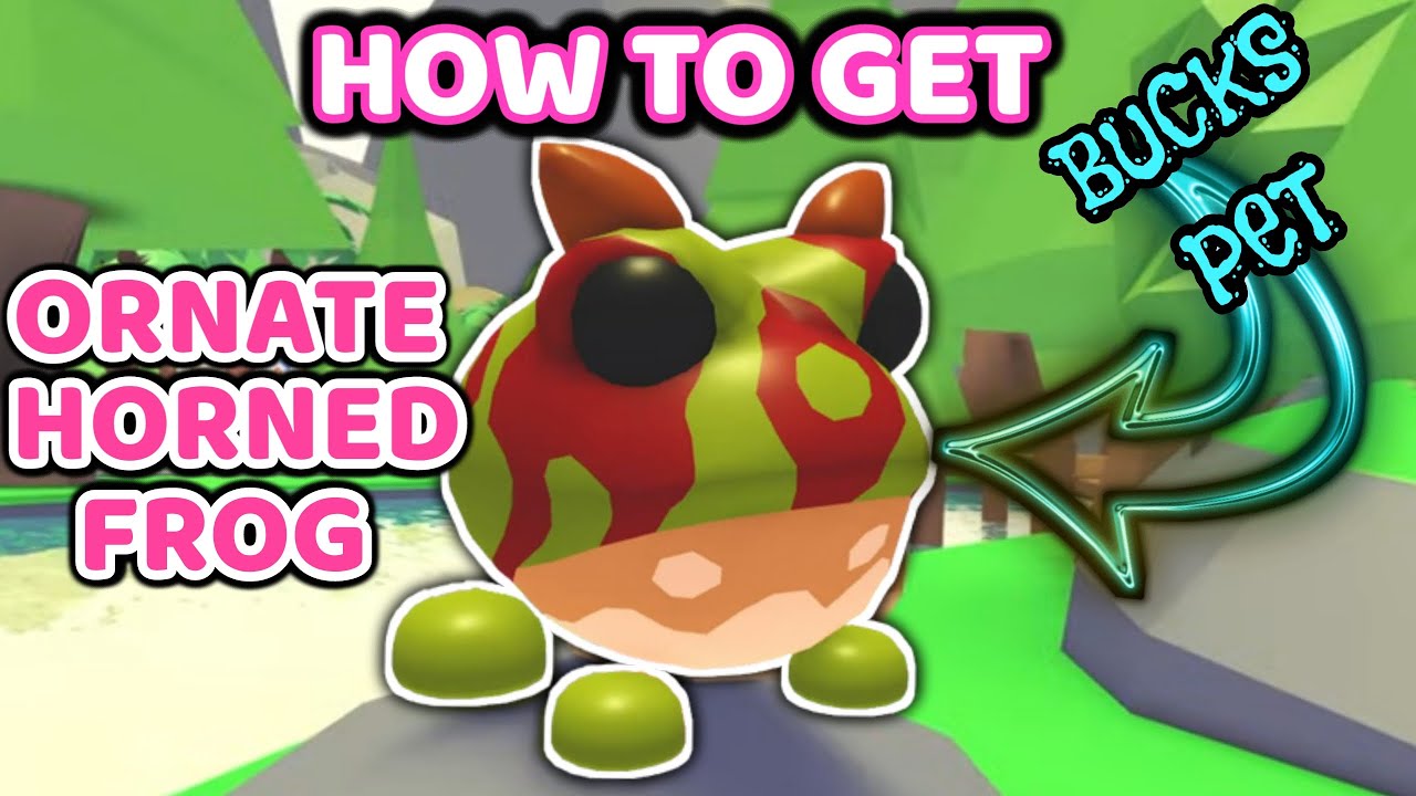 How To Get Ornate Horned Frog in Adopt Me! - YouTube