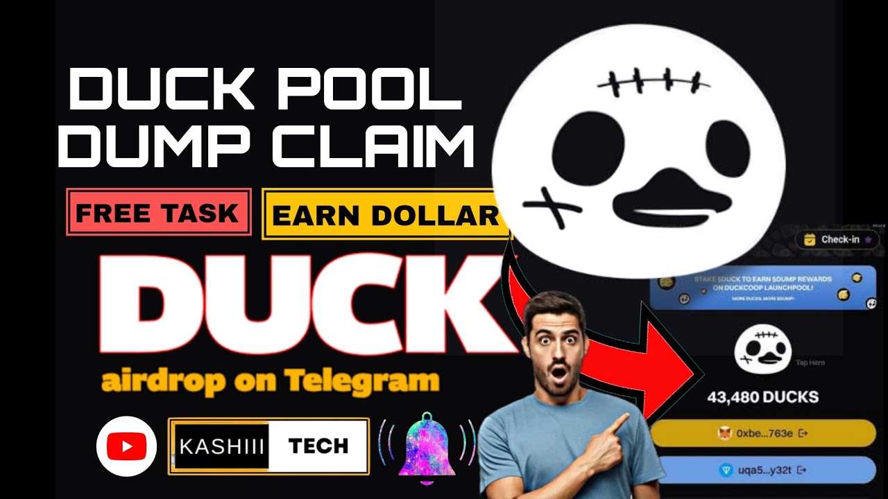 How Join To DUCKS Telegram AirDrop || How Claim All Task & Connect ...