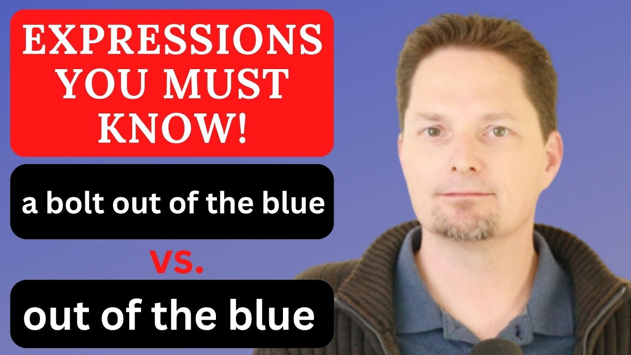 Learn American English Expressions / Confusing Expressions: a bolt out ...