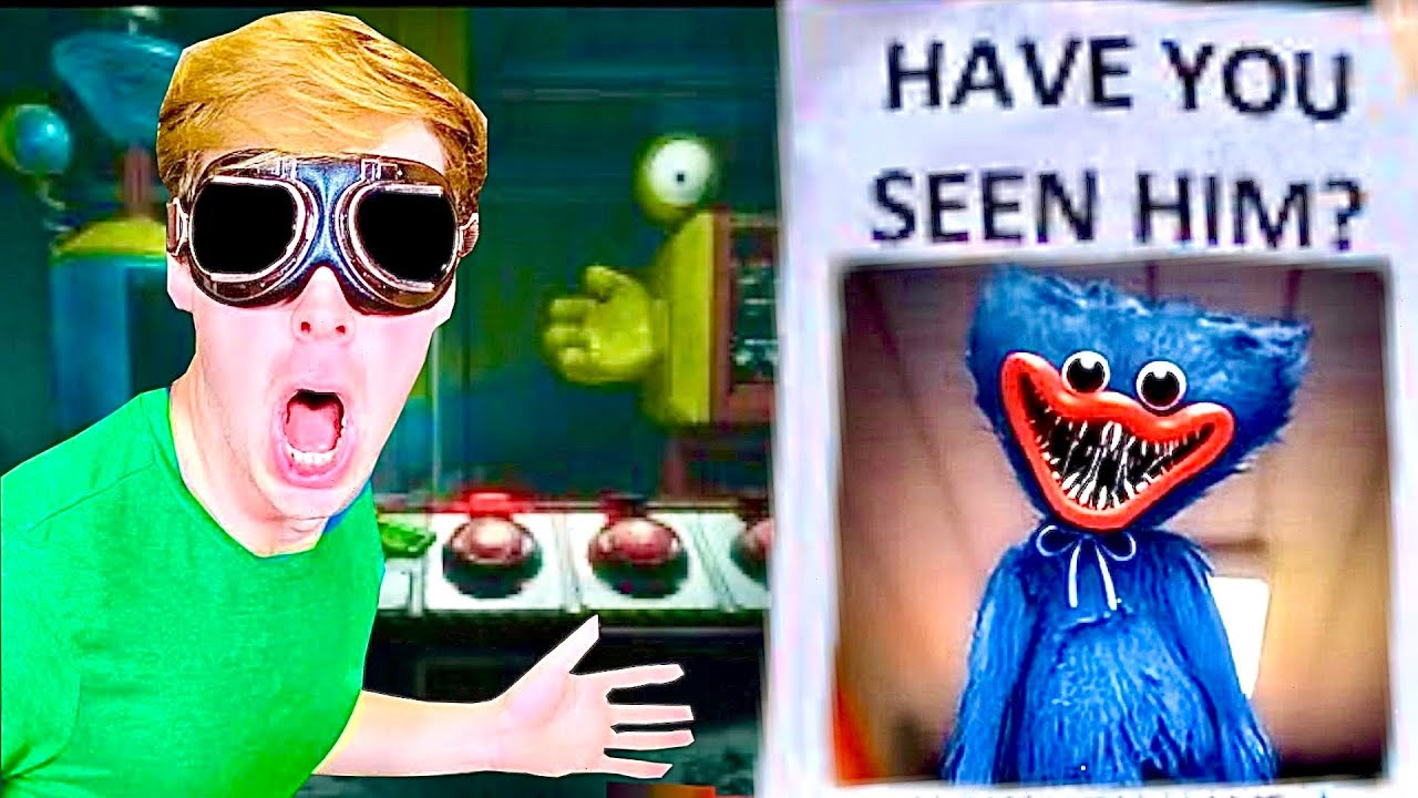Huggy Wuggy Gone MISSING! From Poppy Playtime IRL (Chapter 2) - YouTube