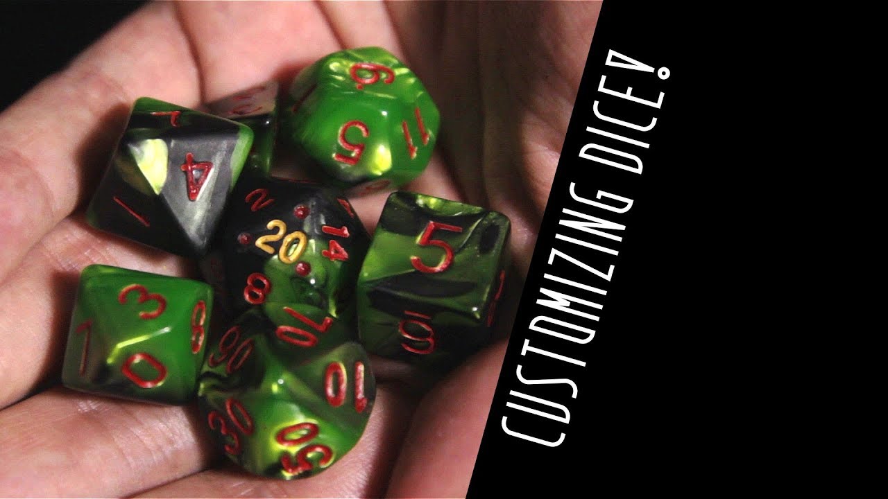 CUSTOMIZING DICE 03 - Assassin's Dice Set - YouTube