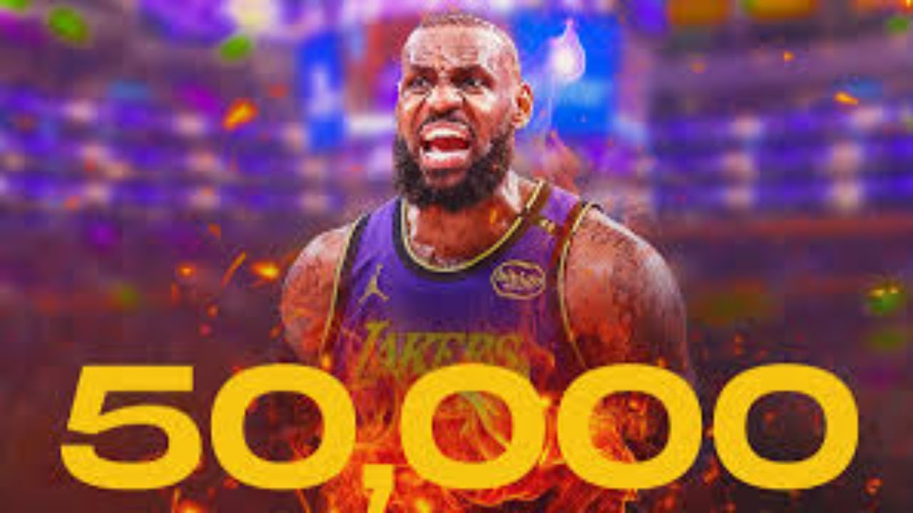 LEBRON HITS OVER 50K IN TOTAL POINTS/BUT THATS NOT THE MAIN STORY WOW ...
