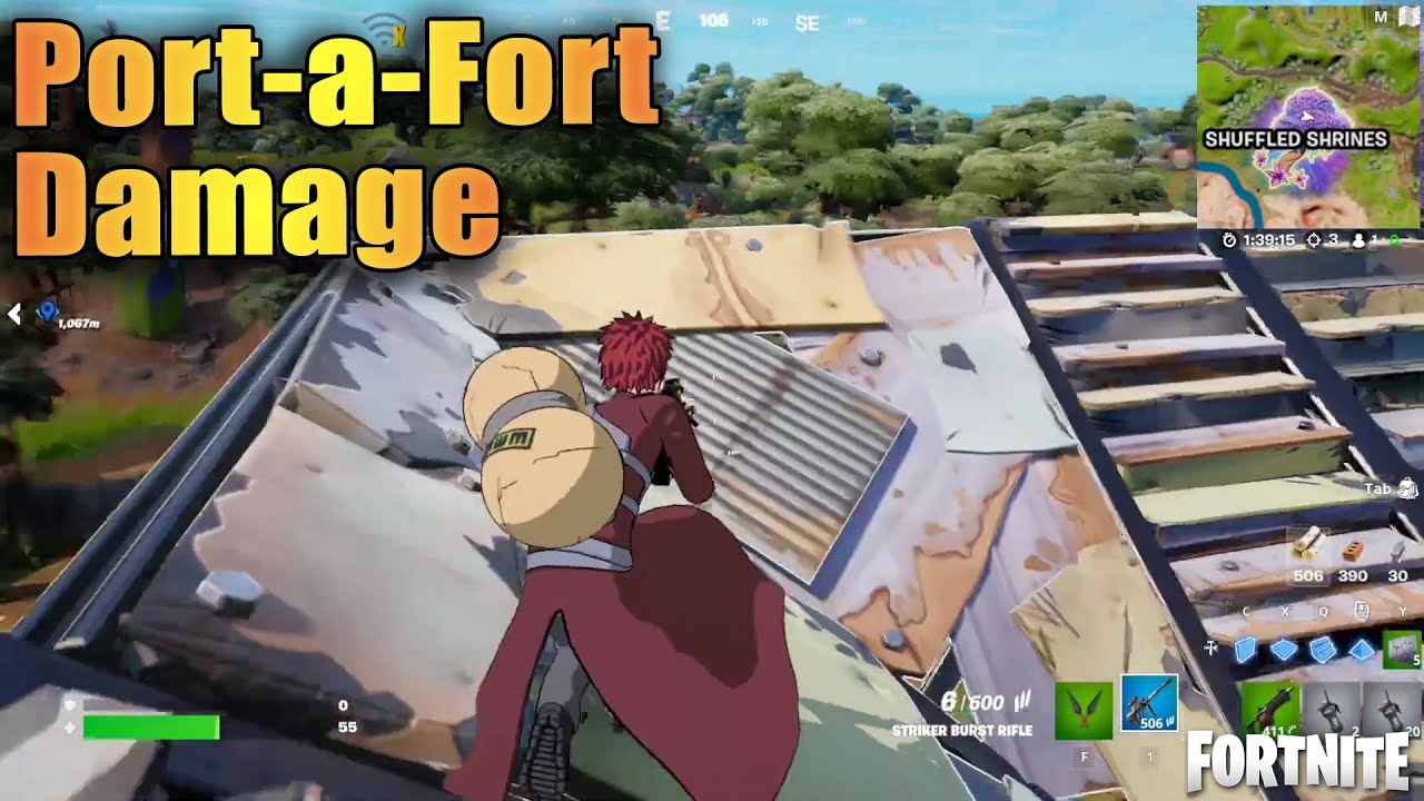 Deploy a Port-a-Fort and Deal Damage to Opponents Within 30 Seconds ...