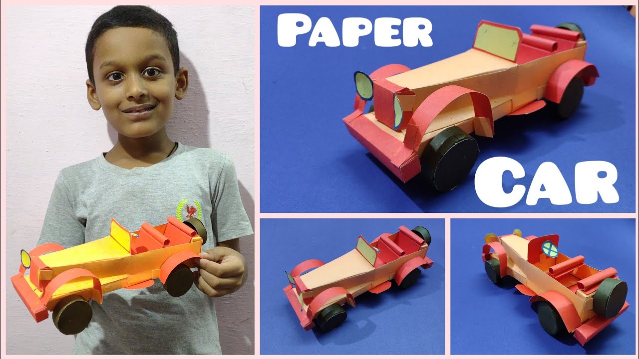 DIY Paper Car | Paper Vintage Car | Easy Paper Car and Vintage Car ...