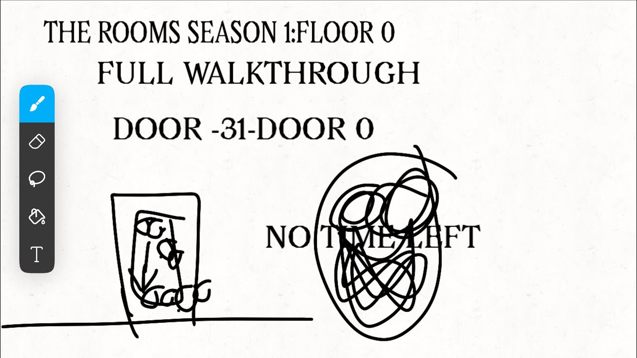 THE ROOMS SEASON 1:FLOOR 0 FULL WALKTHROUGH,DOOR -31-DOOR 0! - YouTube