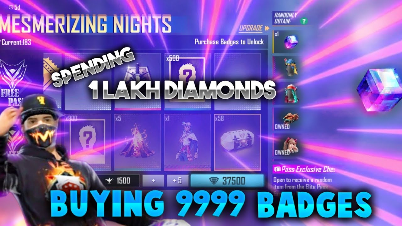 BUYING BADGES FOR GLOBAL TOP 1 | RIP 1000000 DIAMOND 😱 BADGE GARENA ...