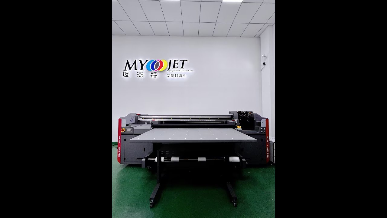 MYJET 6feet UV Hybrid Printer ,1860PRO model print on leather - YouTube