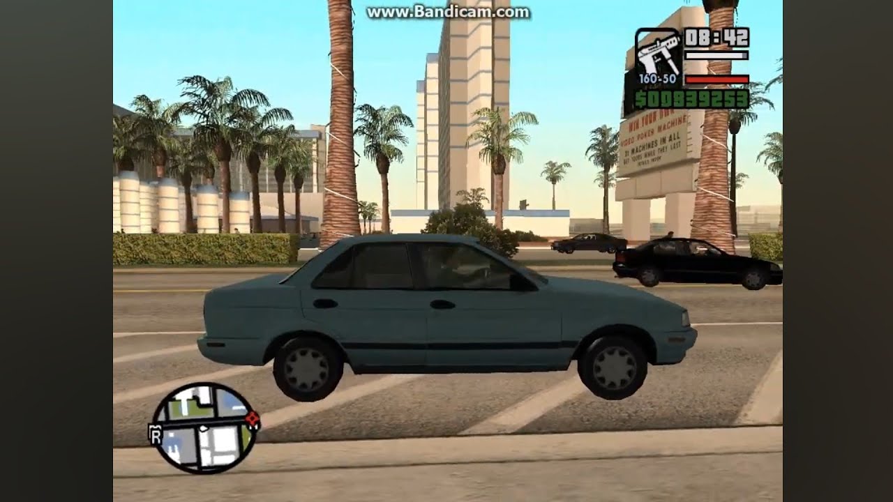 GTA SA MOD NISSAN SENTRA (B13) - YouTube