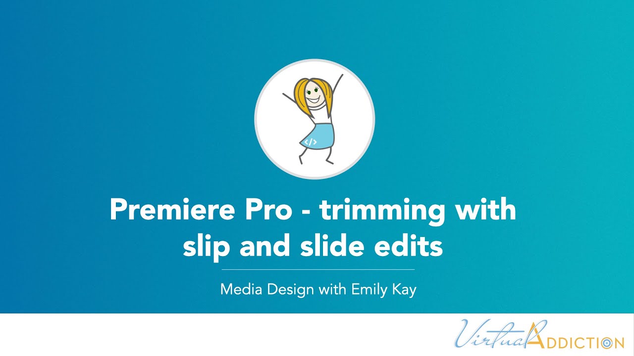 Adobe Premiere | Video trimming with slide and slip edits - YouTube