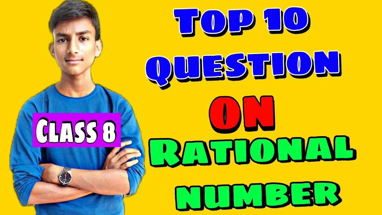 Class 8 Rational number important questions | Class 8 math chapter 1 ...