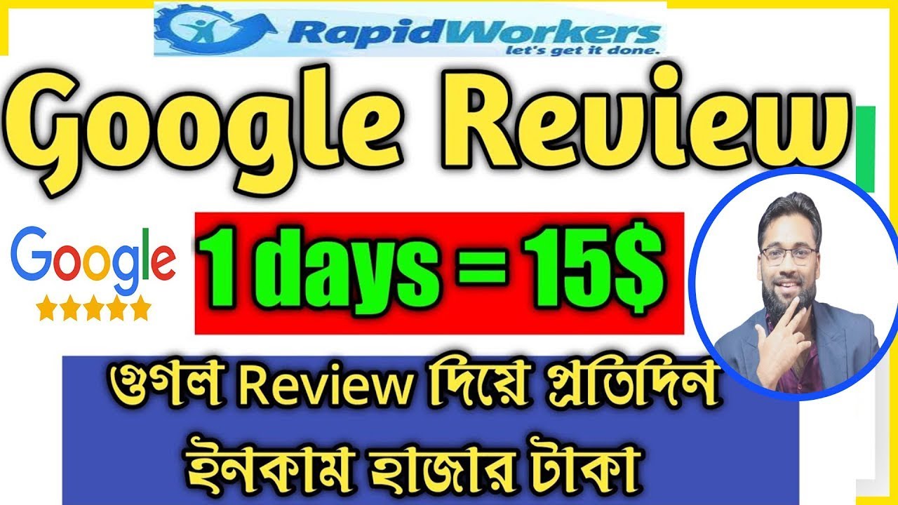Rapidworkers google review task || Rapid worker google review earn ...