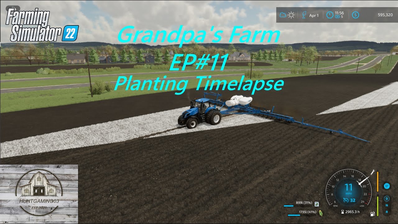 Planting Timelapse/Breakdown [Grandpa's Farm #10] [ASHTON CORNERS ...
