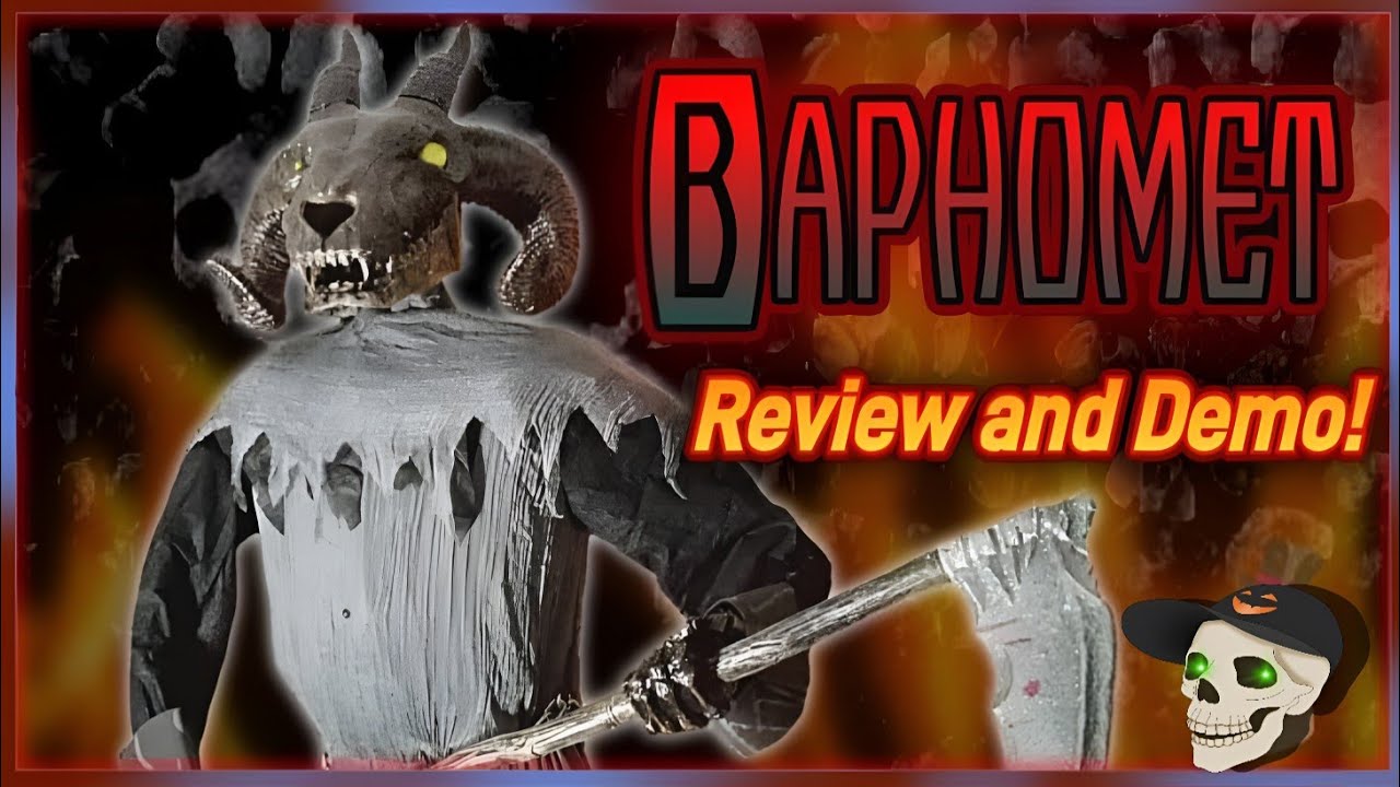 BAPHOMET | Spirit Halloween 2021 review and set up! - YouTube