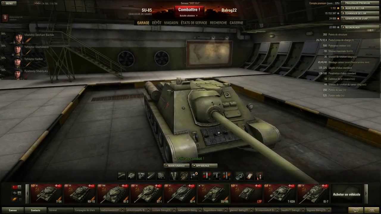 World of Tanks - SU-85 - Présentation et Gameplays Commentés - YouTube