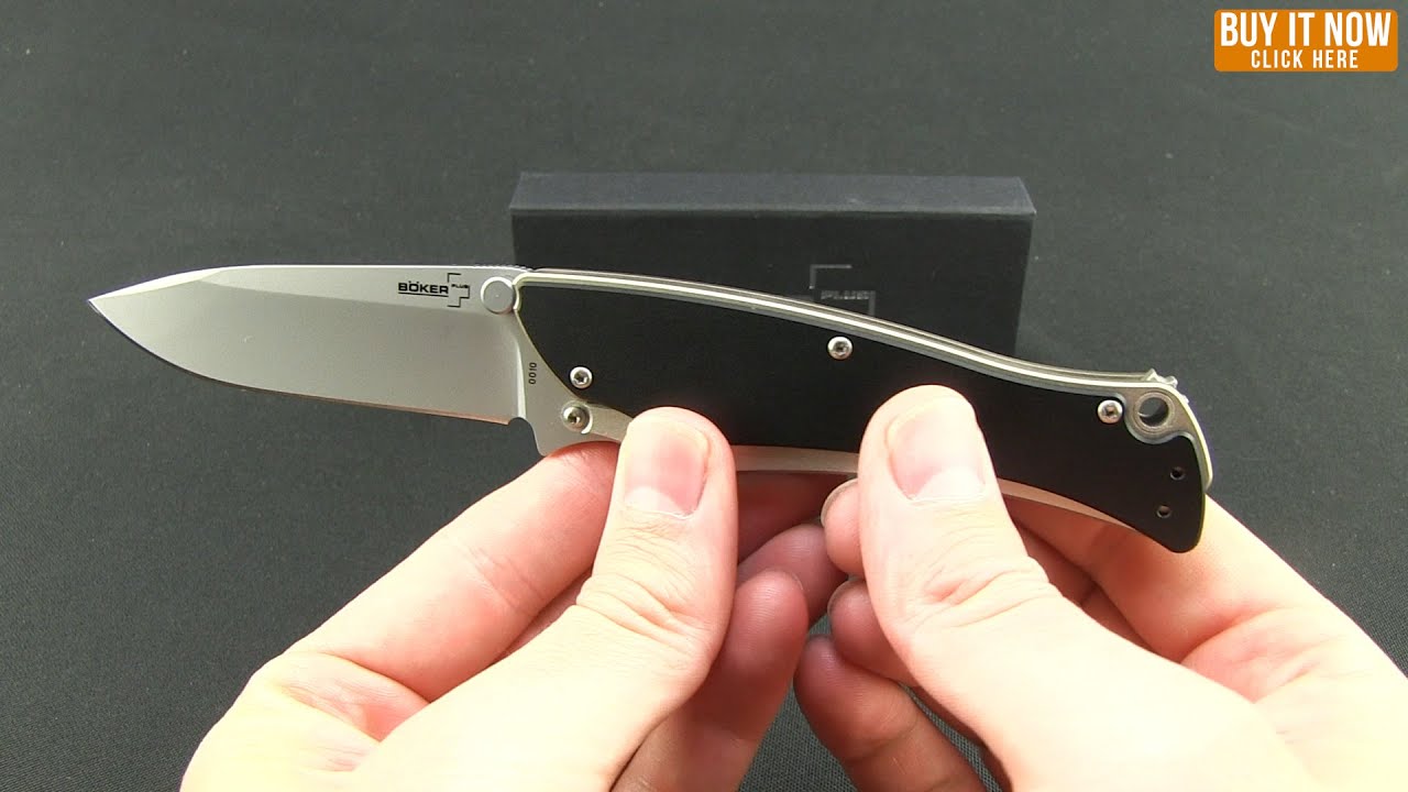 Boker Griploc Folding Knife Overview - YouTube