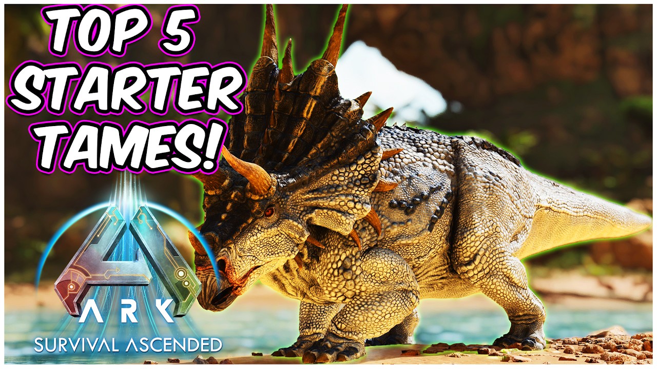 Top 5 STARTER TAMES To Get First In ARK SURVIVAL ASCENDED! - YouTube