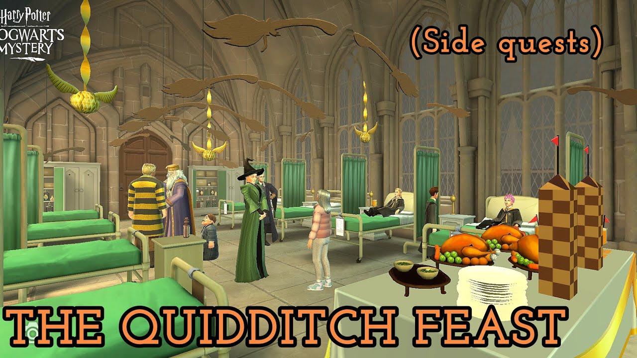 The quidditch feast (side quests) ~ full story || harry potter Hogwarts ...