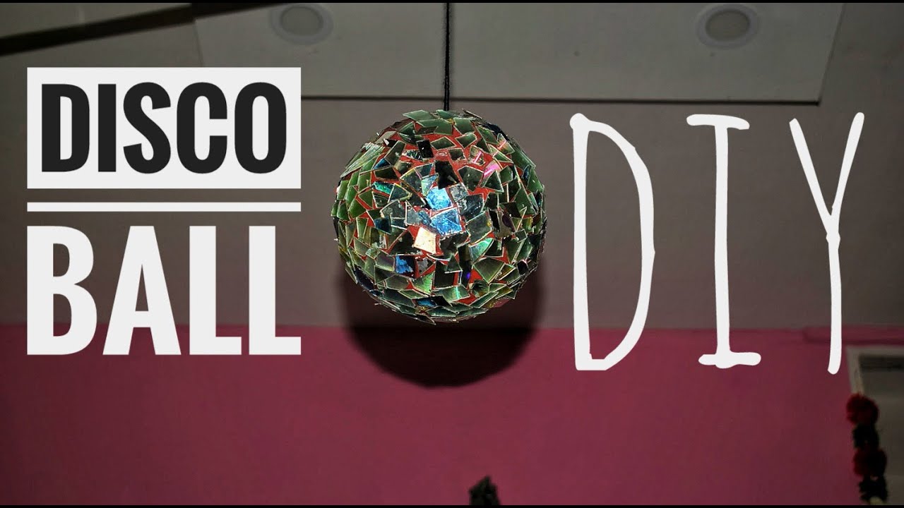 Disco ball diy - YouTube