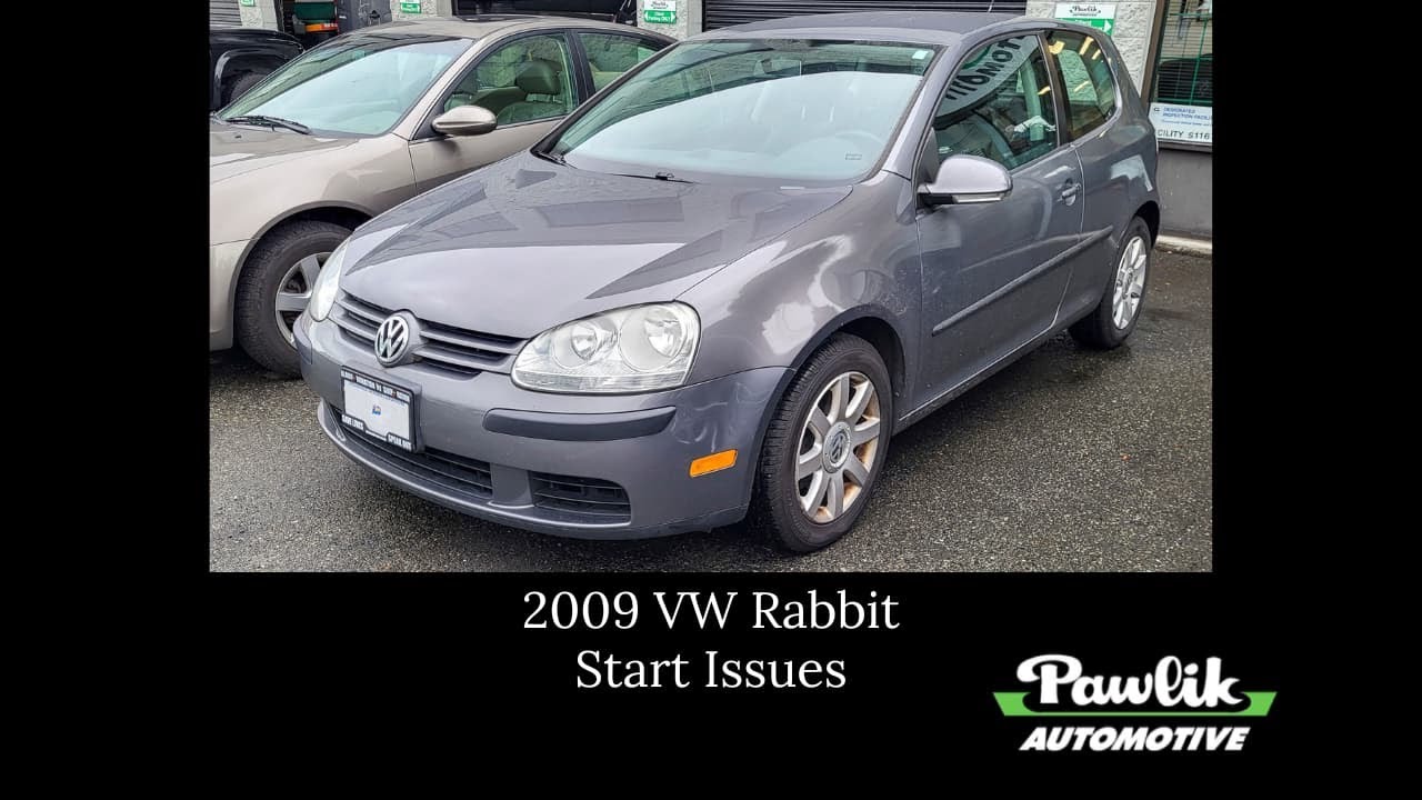2009 VW Rabbit Start Issues - YouTube