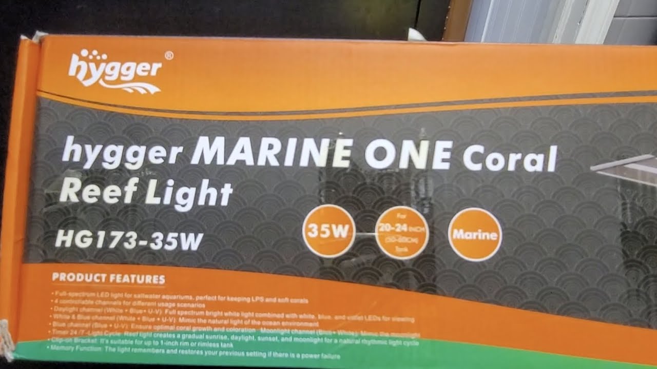 hygger Marine ONE Coral Reef Light - YouTube