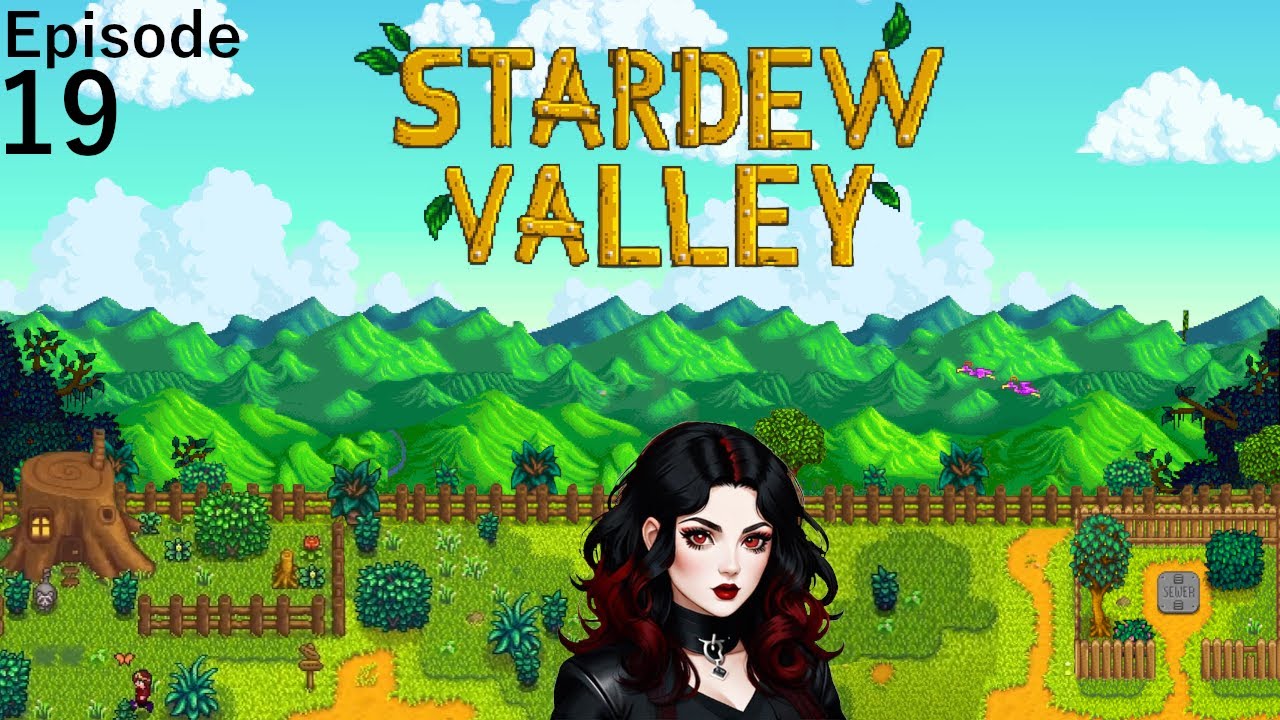 Gunther's rusty key! - Miss Darkness Play's Stardew Valley episode 19 ...