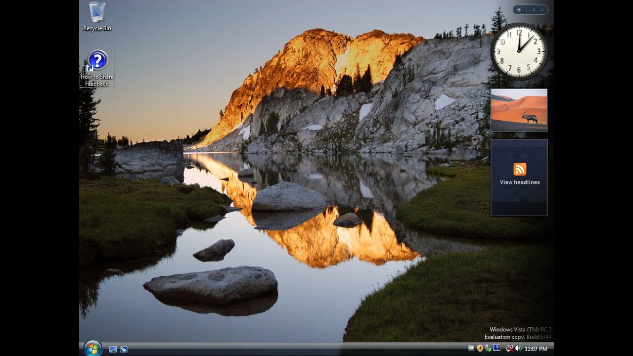 installing windows 7 build 6931 - YouTube