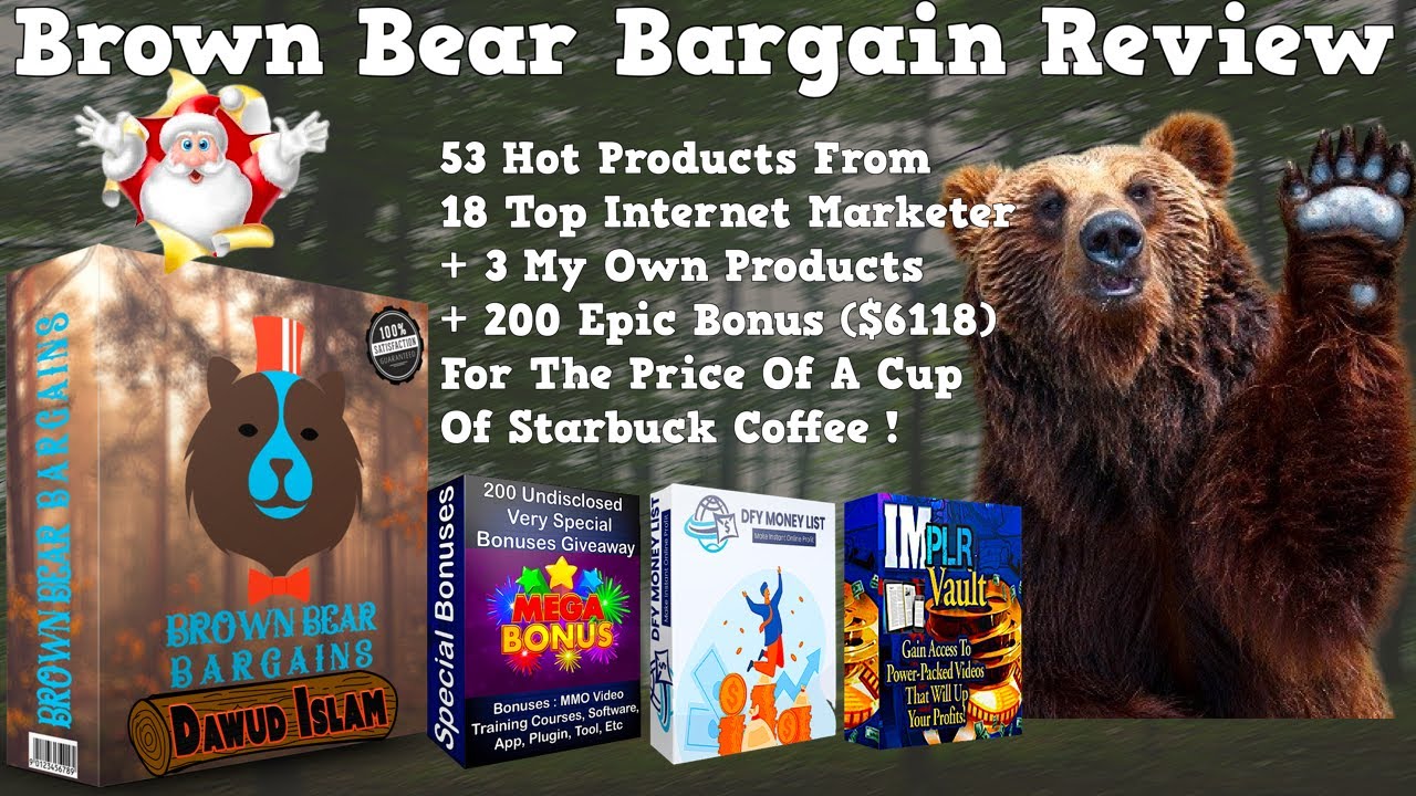 🐻🔥 Brown Bear Bargain Review 🔥🐻 Brown Bear Bargain Demo 🔥🐻🎁Brown Bear ...