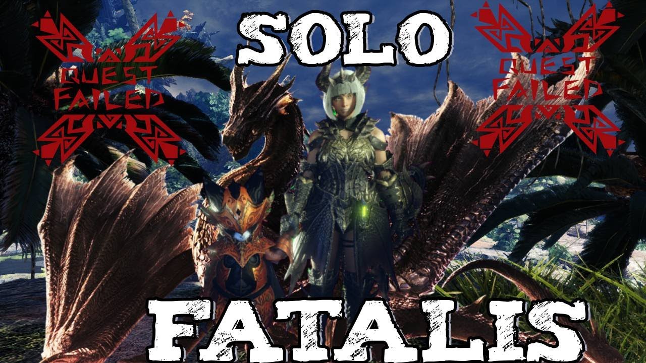 The Fatalis Solo Expierence 【MHW: ICEBORNE】 - YouTube
