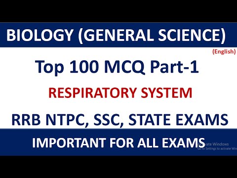MCQ on Respiratory System | Respiratory System Question | Biology ...