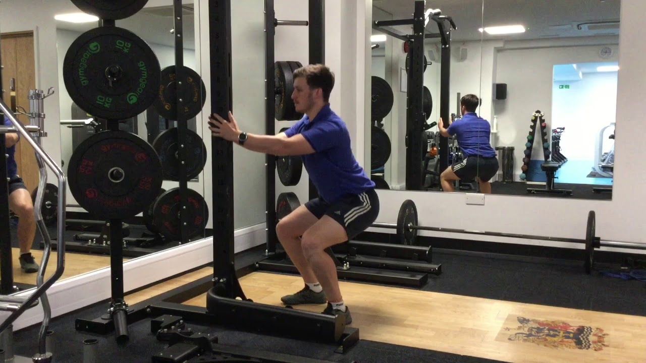 Assisted Squat (Full Range) - YouTube