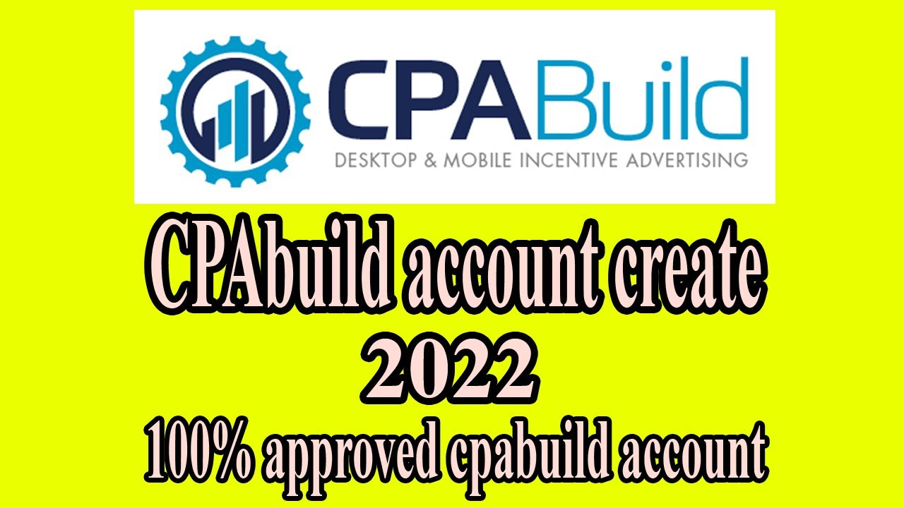 Cpabuild Account Create 2022 | Cpabuild Account Approved In Bangladesh ...