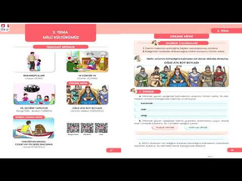 Oğuz Ata Boy Boyladı Dinleme Metni / Özgün Yayınları 4. Sınıf