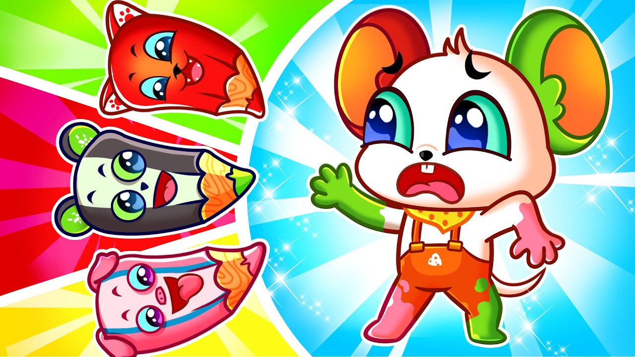 Funny Drawing Pencils Song 😍🤩 + More Best Kids Songs And Nursery Rhymes ...