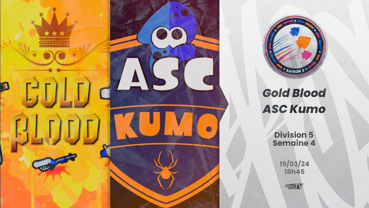 Ligue EBTV - Gold Blood vs ASC Kumo (D5) - YouTube