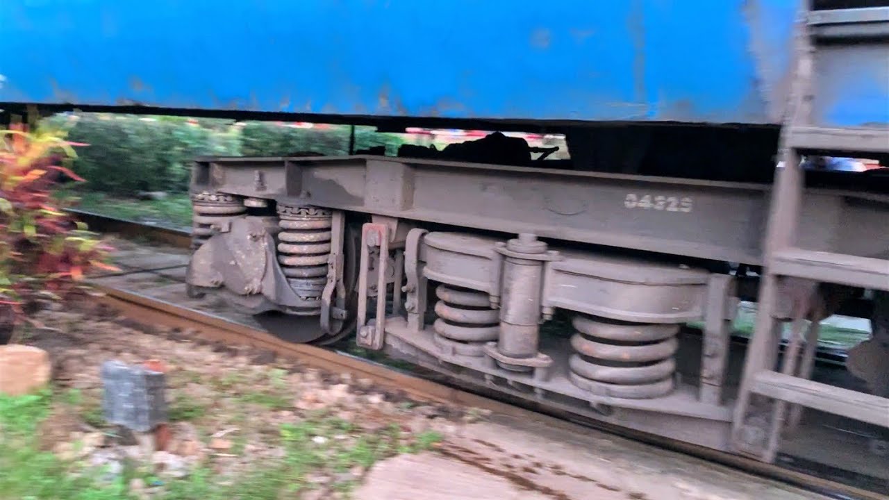 Close look of BOGIES of moving train || amazing experience - YouTube