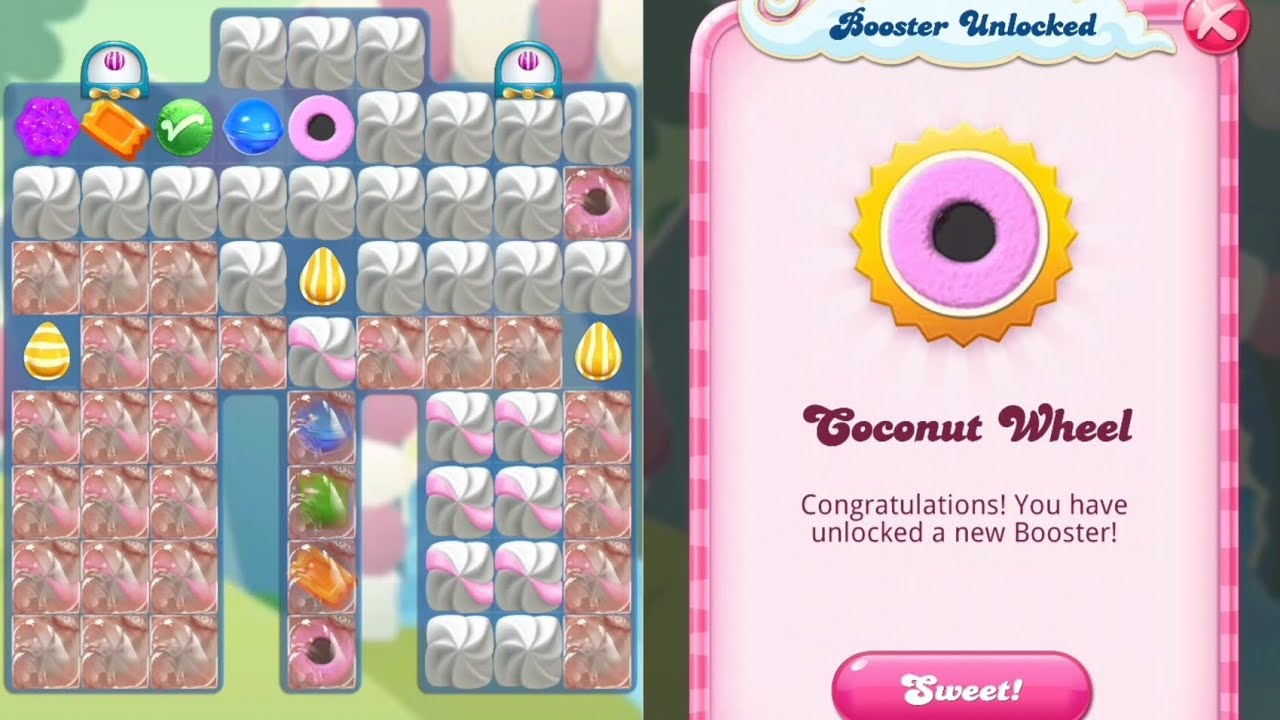 Candy Crush Saga Level 64- Level 67 completed ,unlocked a new booster ...