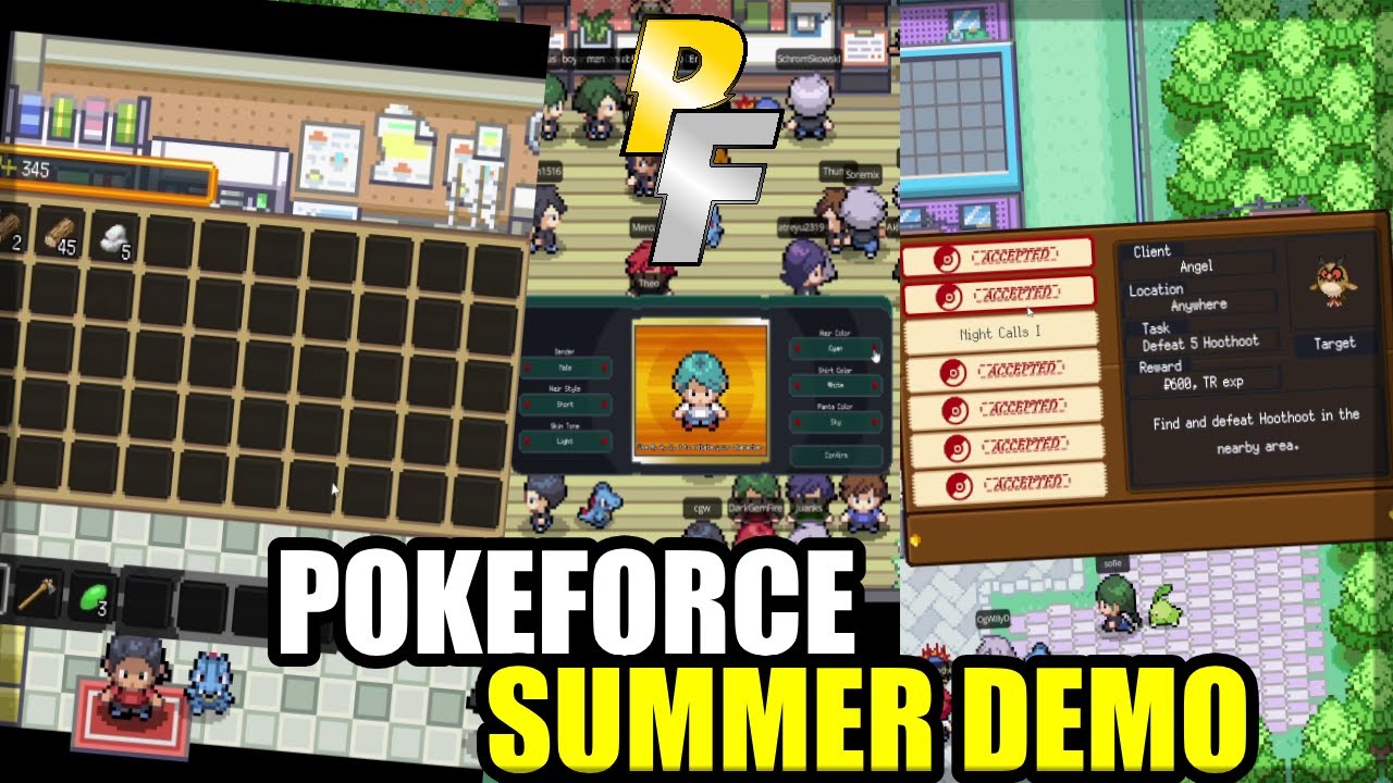 POKEFORCE NEUES MMO am Pokemon Himmel - YouTube