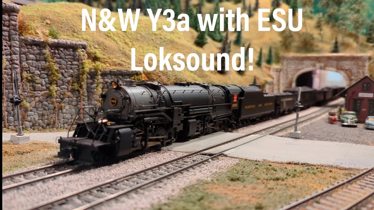 N&W Y3a with ESU Loksound and a Scale Sound Systems "Big Boy" Speaker! - YouTube