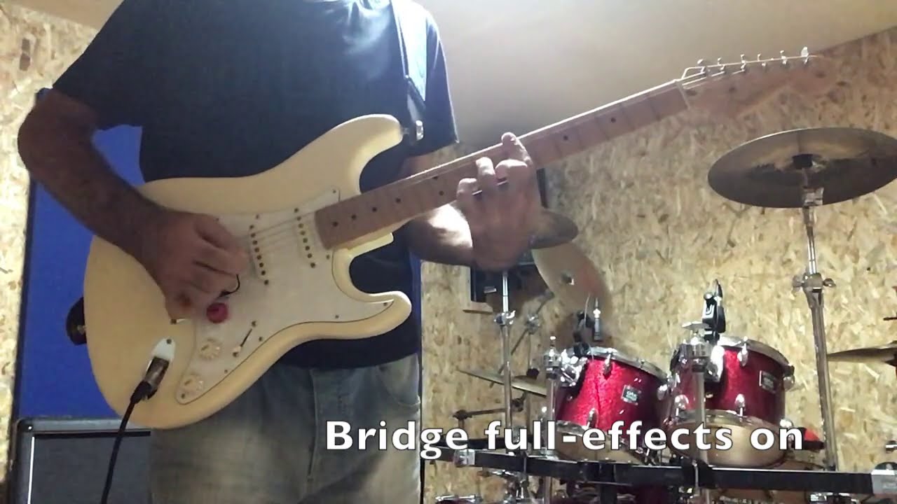 DiMarzio Super Distortion DP100F on a Fender Strat - YouTube
