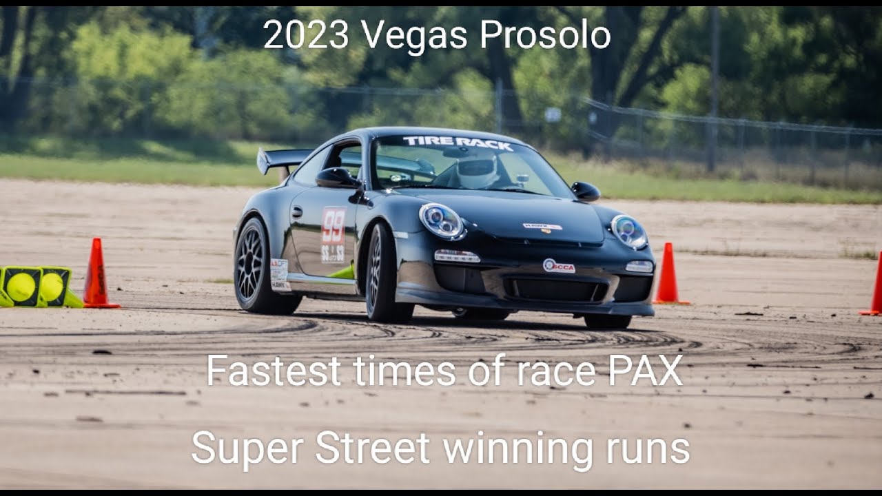 2023 SCCA Vegas Prosolo Super Street winner and Top Time of Event PAX ...