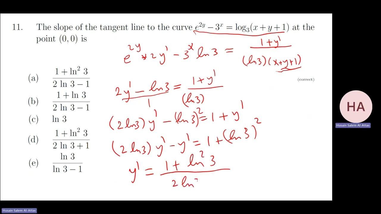 Section 3 5 Implicit Differentiation Part III - YouTube