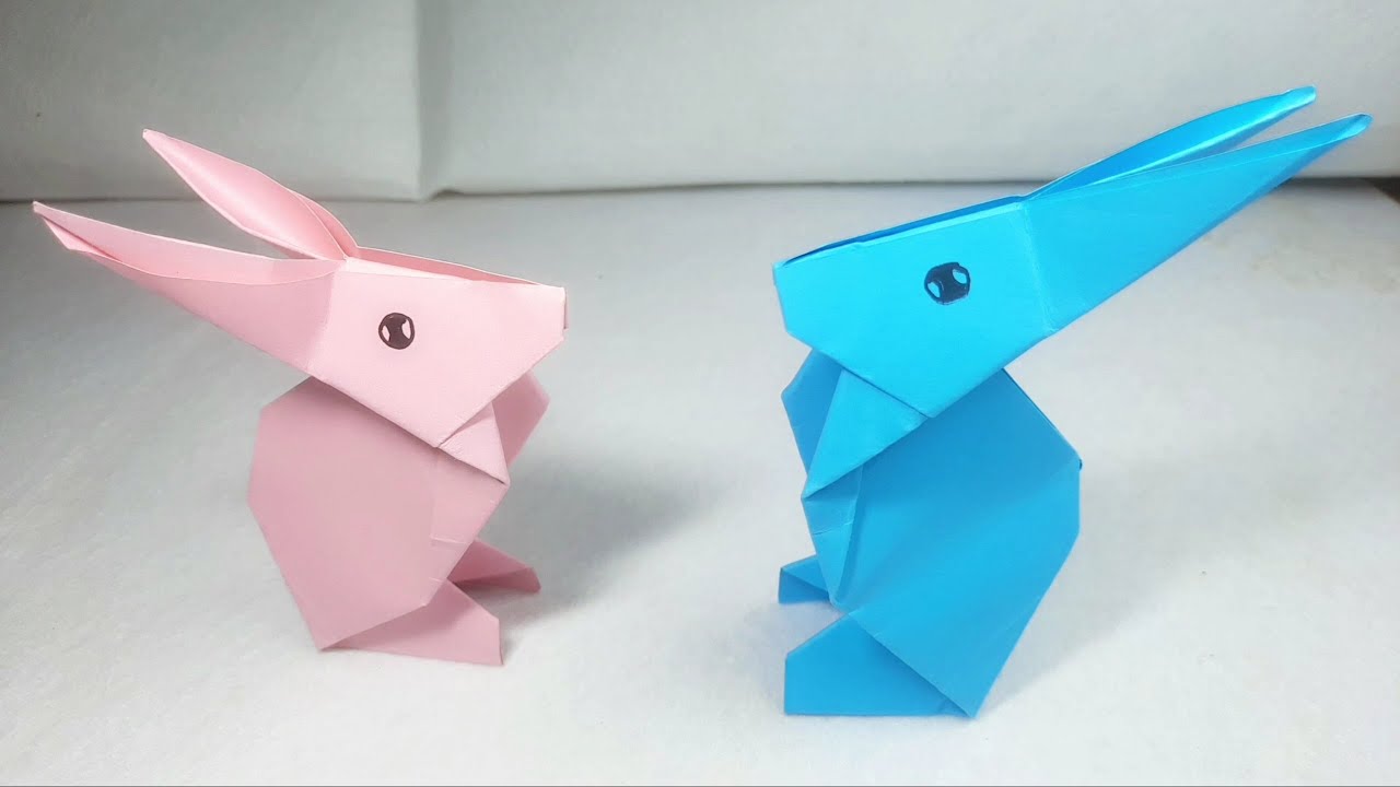 How to Make Rabbit Step by Step - Easy Origami Rabbit - YouTube