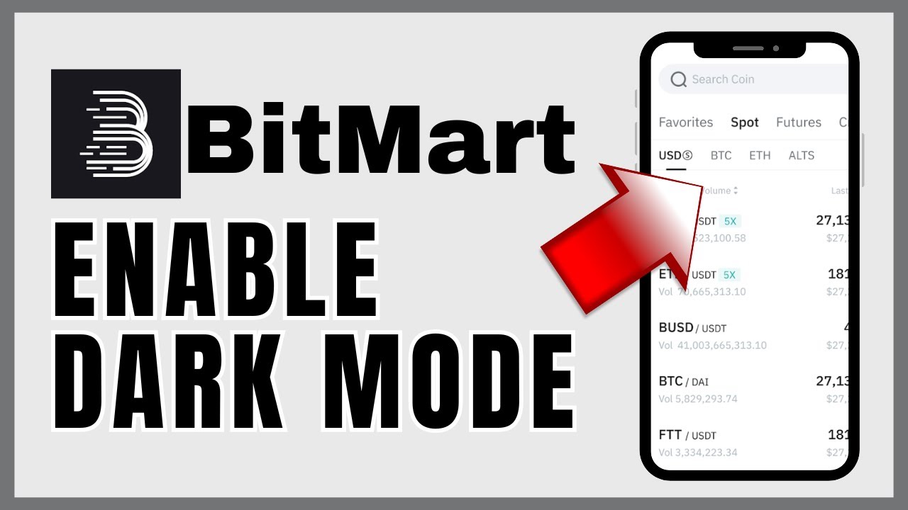 How to Enable Dark Mode on BitMart App 2024? - YouTube