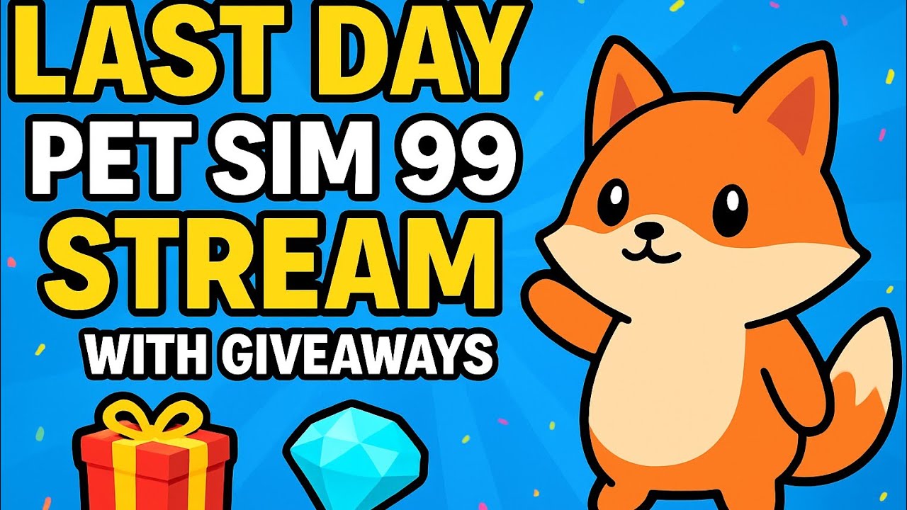 My Last ever Pet Simulator 99 Stream with Giveaways Final part - YouTube