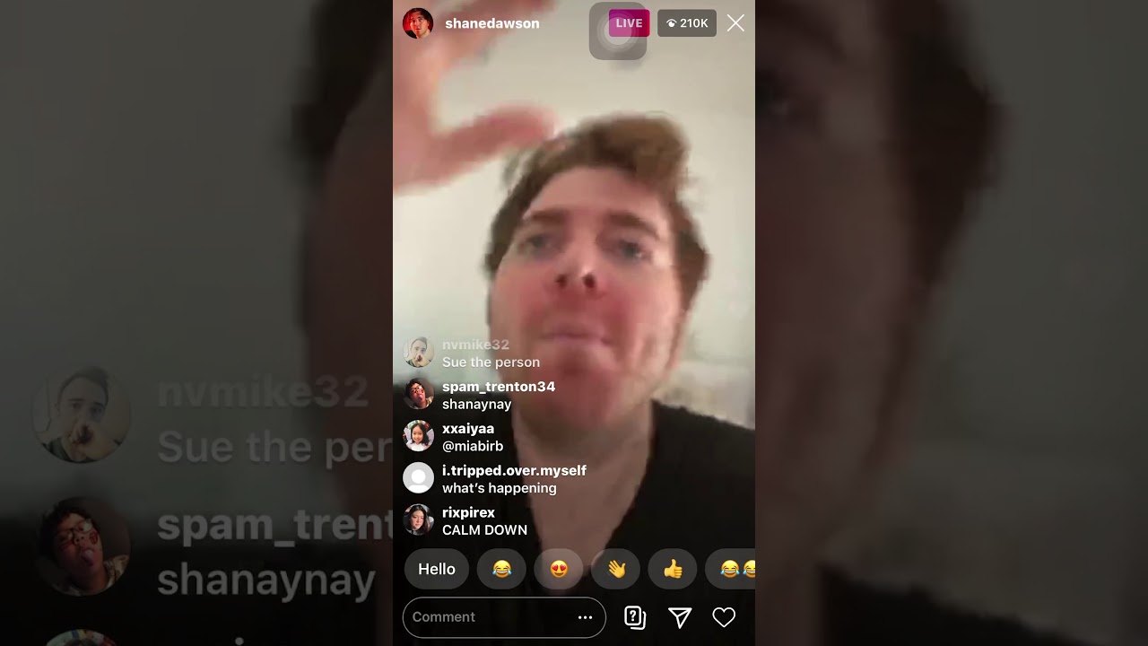 SHANE DAWSON INSTAGRAM LIVE | JUNE 30 2020 - YouTube