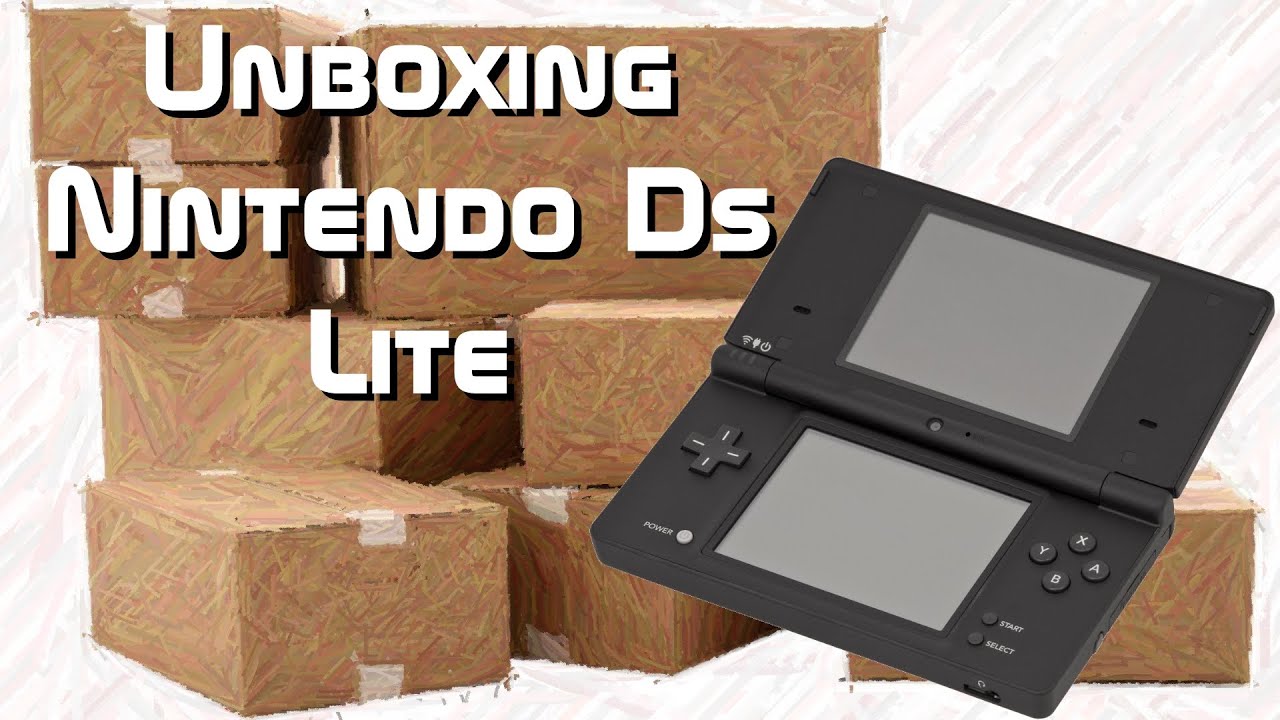 Unboxing Console Nintendo DS LITE - YouTube