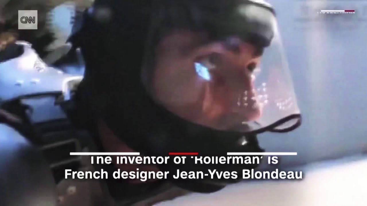 Rollerman: The extreme sportsman who created a roller-skate suit - YouTube