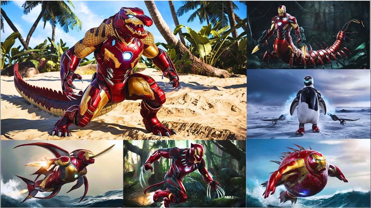 Iron Man vs Animal Hybrids | Discover the New Warrior Squad - Episode ...