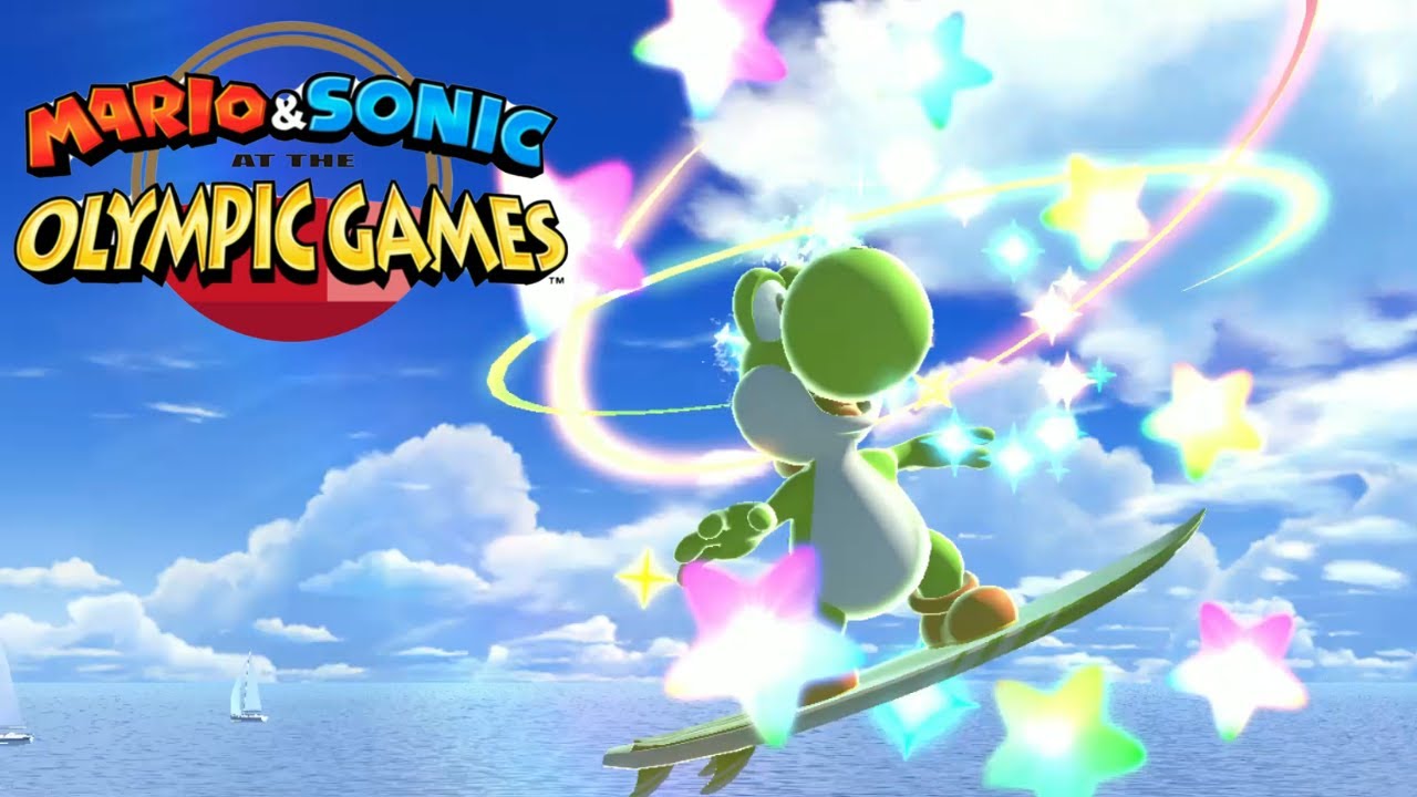 Mario & Sonic At The Olympic Games Tokyo 2020 (Surfing) Yoshi Metal ...