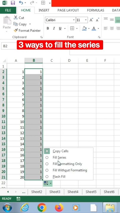 Shorts See The Magic 🪄 Excelshorts Excel2022 Exceltips Fillseriesinexcel Fillseries